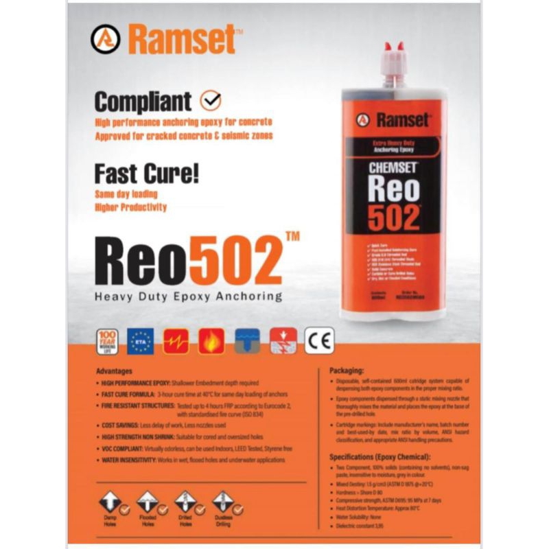 Jual Lem Chemical Ramset Reo 502 | Shopee Indonesia