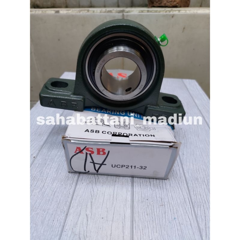 Jual Pillow Block UCP 211-32 ASB Laher Bearing Duduk Ukuran As 51 mm | Shopee Indonesia