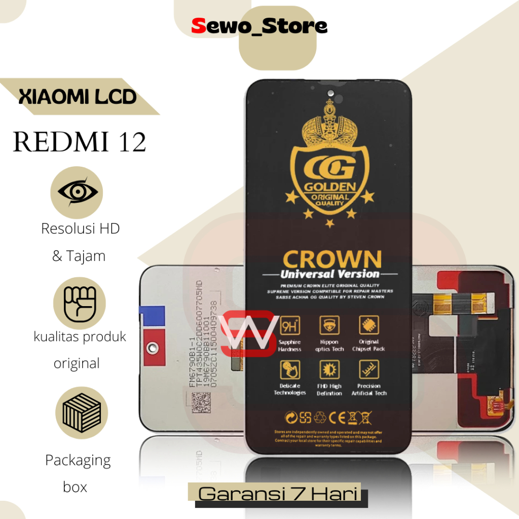 Jual LCD XIAOMI REDMI 12 / TOUCHSCREEN 12 / 13 / POCO M6 PRO 5G / NOTE ...