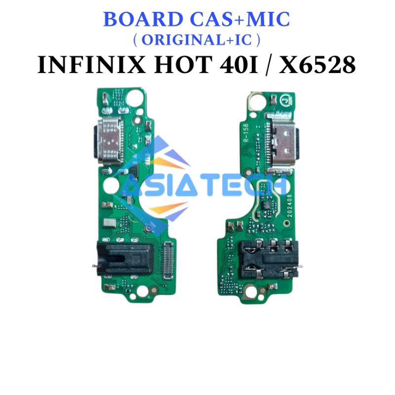 Jual BOARD CAS INFINIX HOT 40I / X6528 ORIGINAL+IC PAPAN CHARGER+MIC ...