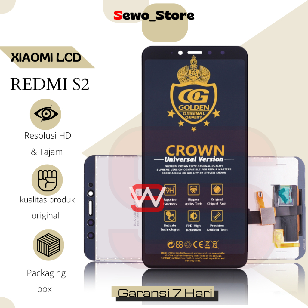 Jual LCD XIAOMI REDMI S2 / TOUCHSCREEN REDMI S2 / Y2 ORIGINAL FULLSET ...