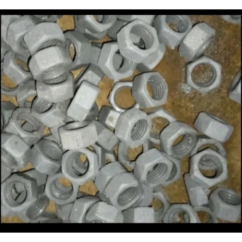 Jual Mur / Nut Hotdip Galvanis Galvanized M10 | Shopee Indonesia