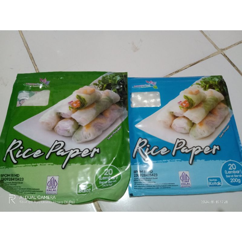 Jual Rice Paper 20 lembar | Shopee Indonesia
