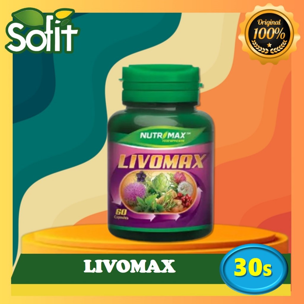 Jual Nutrimax Livomax Isi 30 Tablet - Vitamin Detoksifikasi Liver Hati ...
