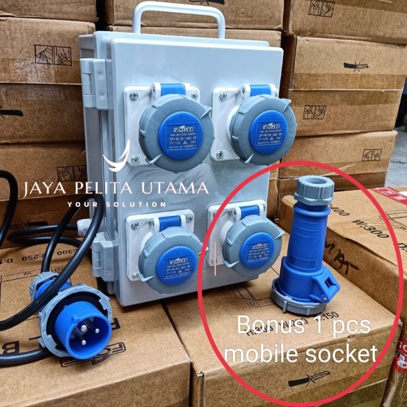 Jual industrial distribution box IP66 MD-0416+IP67 socket & plug WITH ...