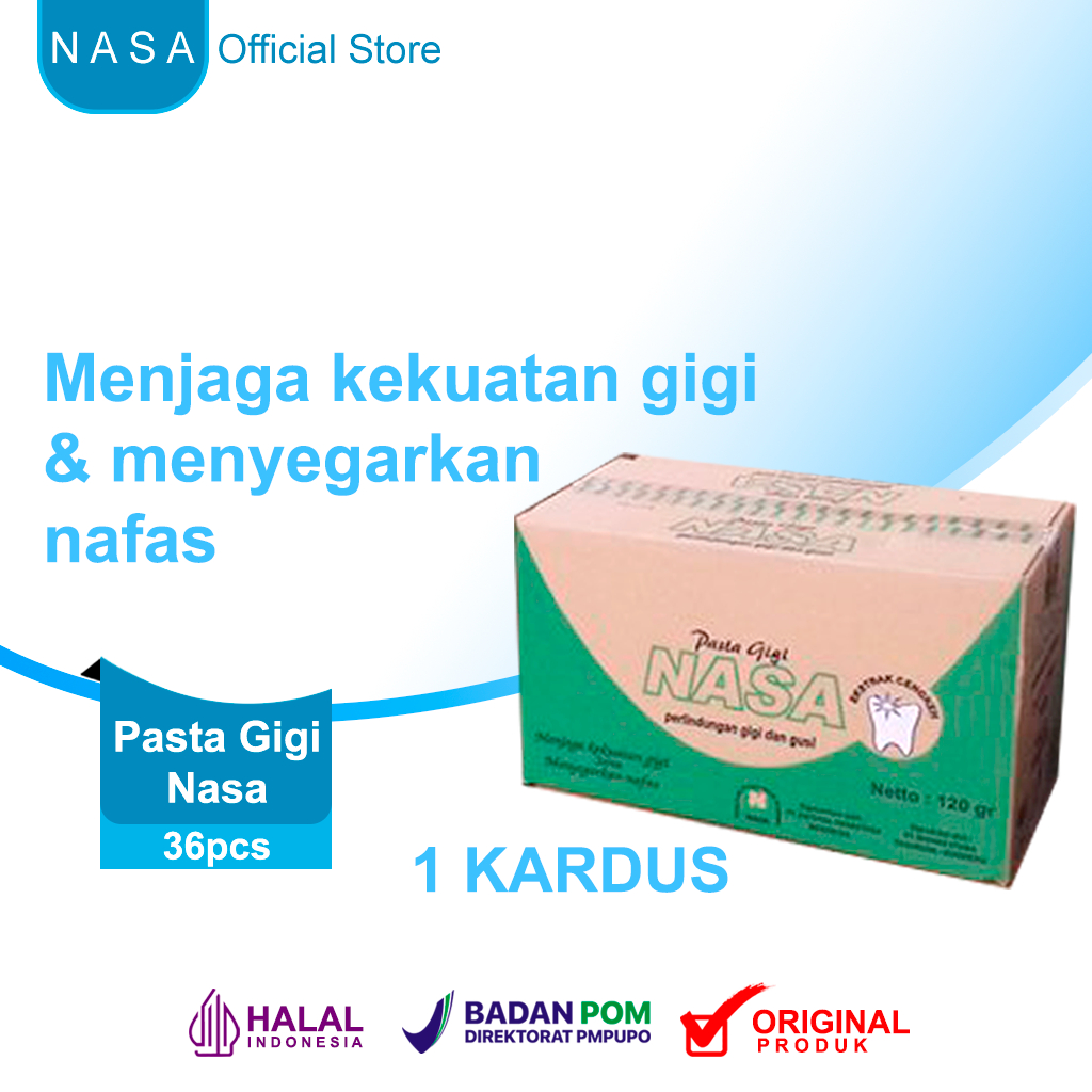 Jual PASTA GIGI NASA Original - Odol - Nasa Menghilangkan karang gigi ...