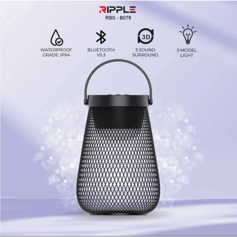 Jual Ripple Lighting Lantern Bluetooth Speaker Portable | Shopee Indonesia