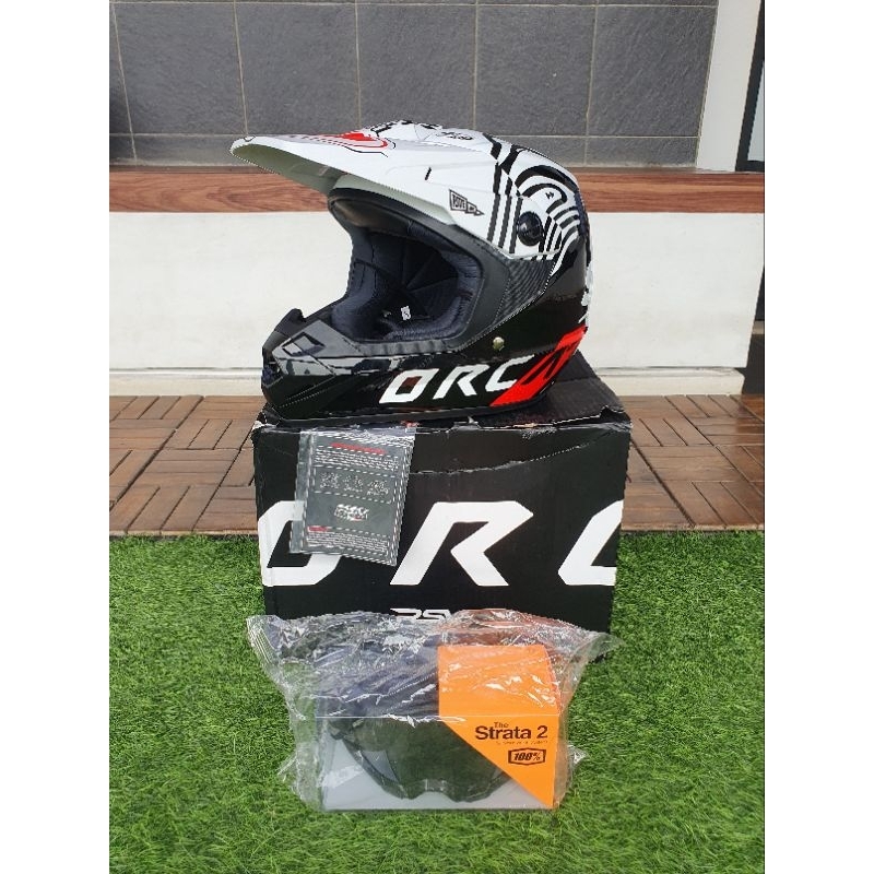 Jual HELM MOTORCROSS ORCA RSV VORTEX ORIGINAL HELMET MOTOR TRAIL ...