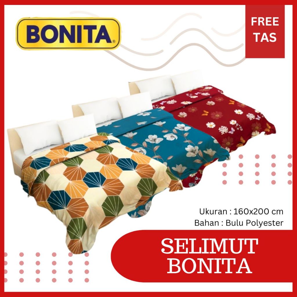 Jual SM Selimut Bonita Premier Ukuran 160x200cm | Shopee Indonesia