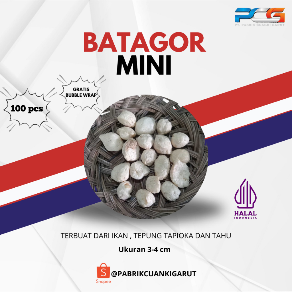 Jual BATAGOR MINI KERING asli garut isi 100 pcs | Shopee Indonesia