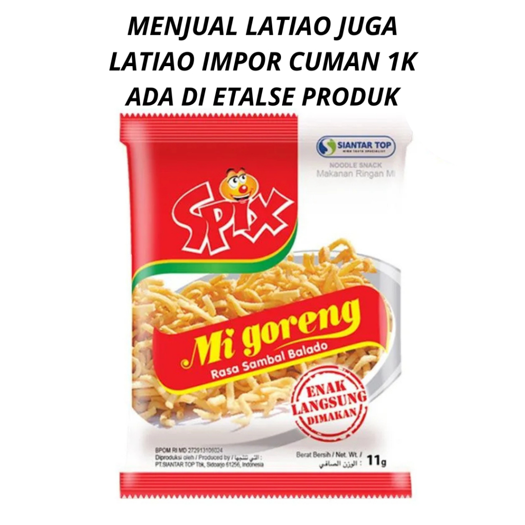 Jual Jajanan Spic Mie Goreng Cemilan Jaman Dulu Cemilan Anak Remaja Mi ...