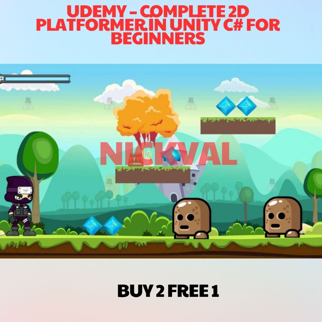 Jual Udemy – Complete 2D Platformer in Unity C# For Beginners | Shopee Indonesia