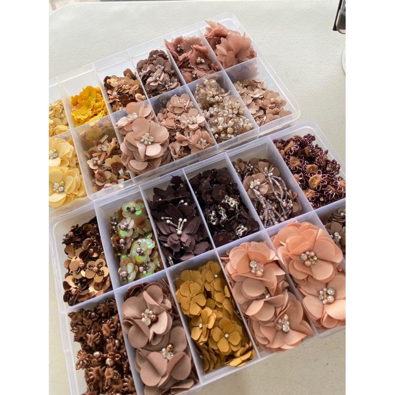 Jual Bunga 3d / bunga rangkai ( Coklat, Cream , Coksu, Mocca )i ...