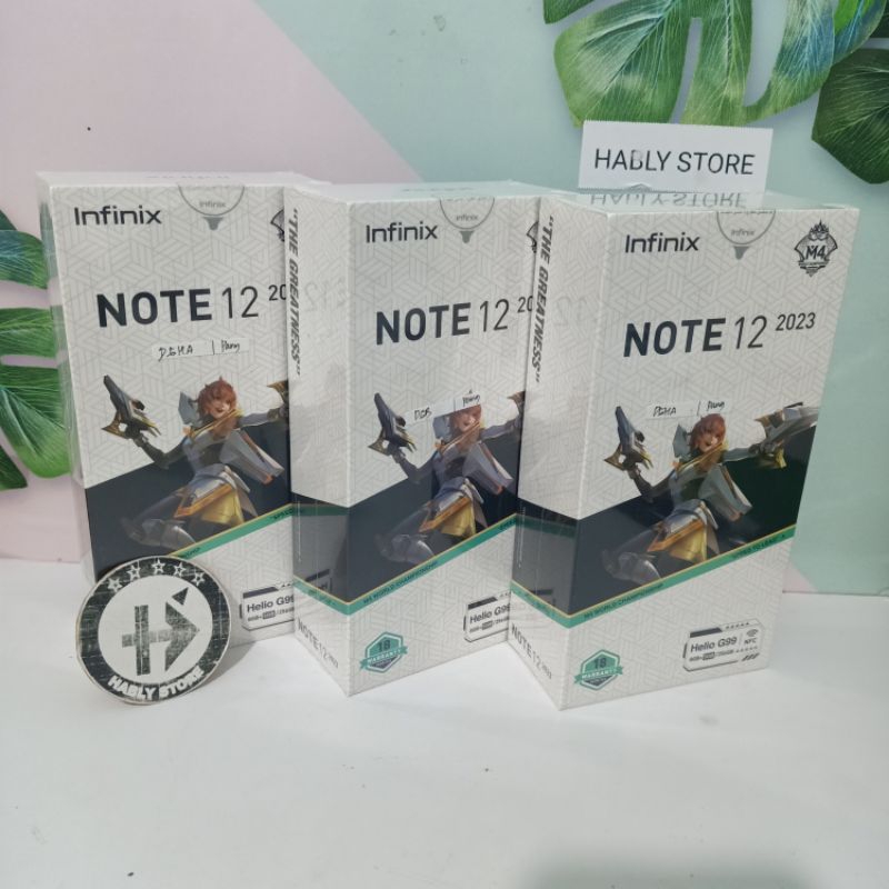 Jual INFINIX NOTE 12 2023 8/256GB NEW SEGEL GARANSI RESMI NOREPACK BNIB ...