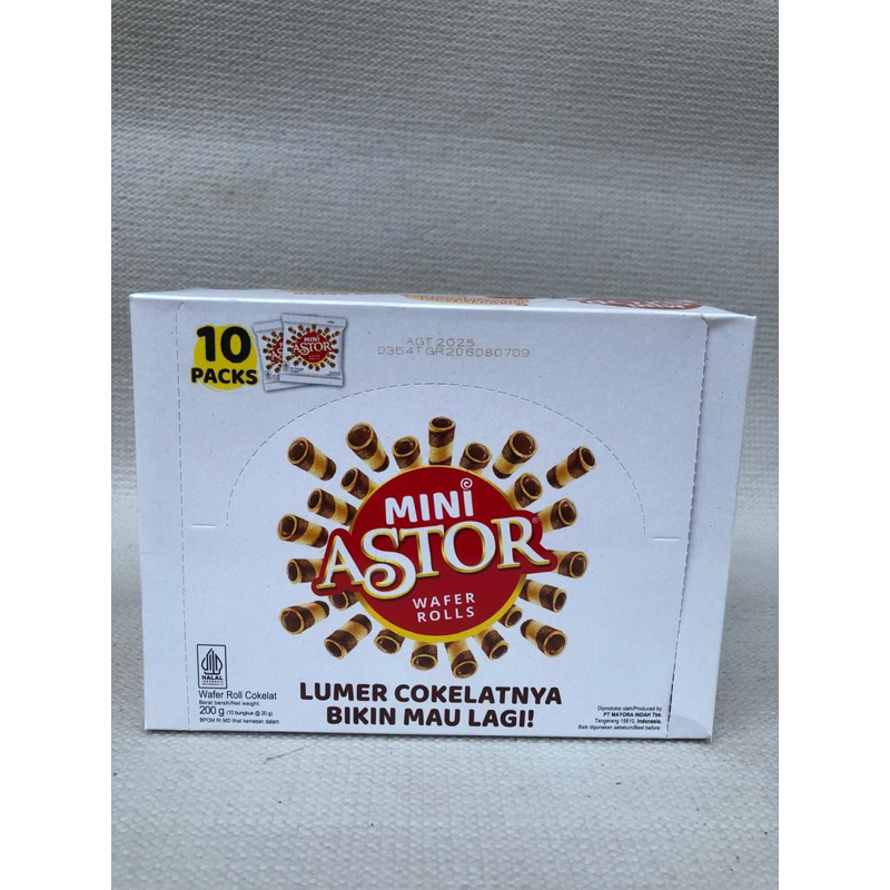 Jual Astor Mini Wafer Stick 1 Box Isi 10 Pcs – Wafer Gulung Coklat ...