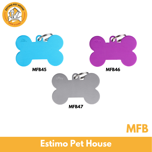 Jual MY FAMILY ID Tag Custom Anjing Kucing - Big Bone Aluminium ...