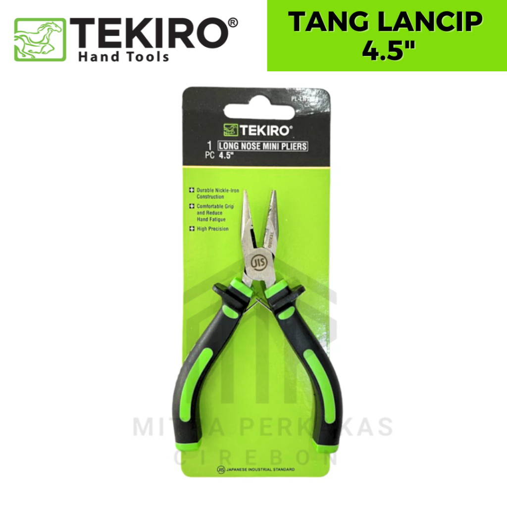 Jual TANG LANCIP MINI 4,5” INCH TEKIRO / LONG NOSE PLIERS 4.5 inch Alat ...