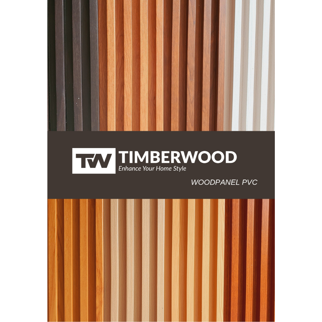 Jual Kisi Kisi Wood Panel PVC Wallpanel WPC Timberwood | Shopee Indonesia