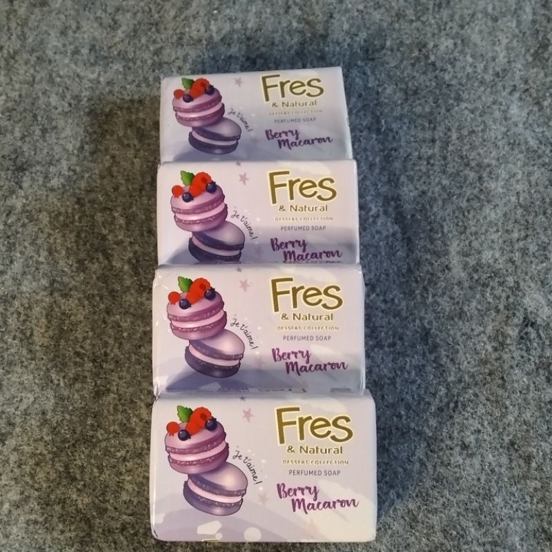 Jual Sabun mandi batang Fresh berry macaron 72gram | Shopee Indonesia