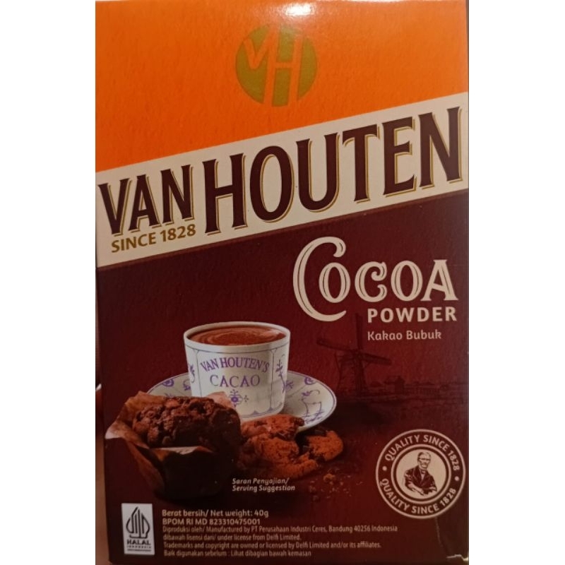 Jual VAN HOUTEN COCOA POWDER 40 gr | Shopee Indonesia