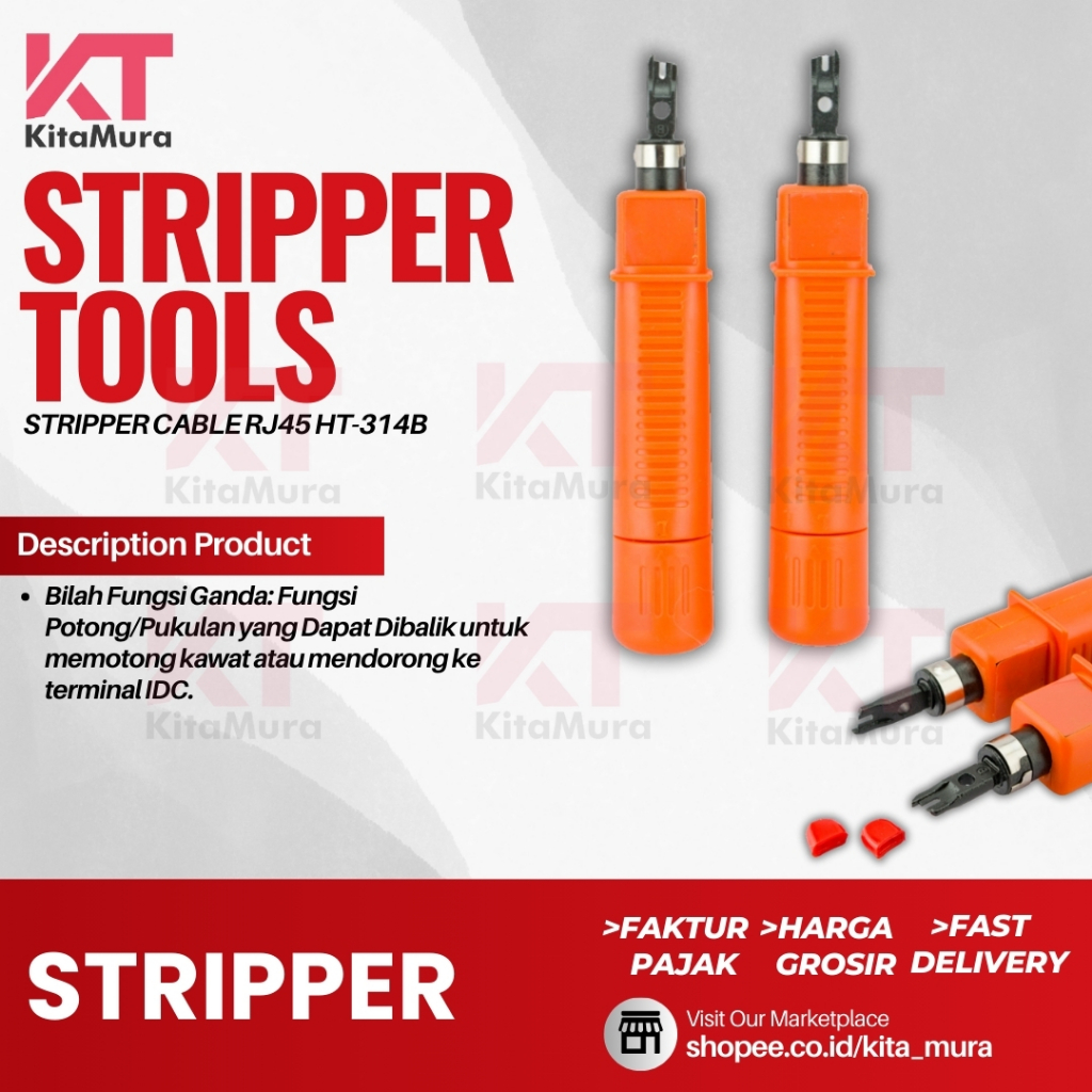 Jual ALAT PELUBANG | IMPACT AND PUNCH DOWN TOOL | Shopee Indonesia