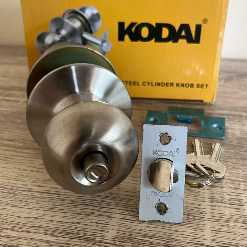 Jual Handle Gagang Pintu Kunci Bulat Stainless Set SOLIGEN/KODAI ...