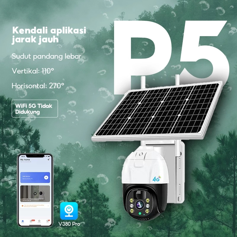 Jual FRANWELL P1/P5 4G Outdoor PTZ Camera(Tidak Mendukung Koneksi WIFI ...