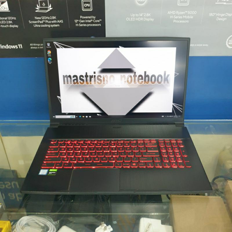 Jual MSI GF75 Thin 9SC i7 9750H Ram-8GB SSD-512GB GTX 1650-4GB 17inchi ...
