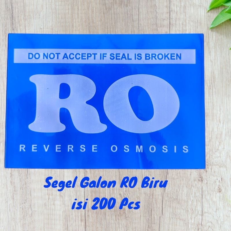 Jual Segel Galon RO Biru (Tulisan Putih) 200 Pcs | Shopee Indonesia