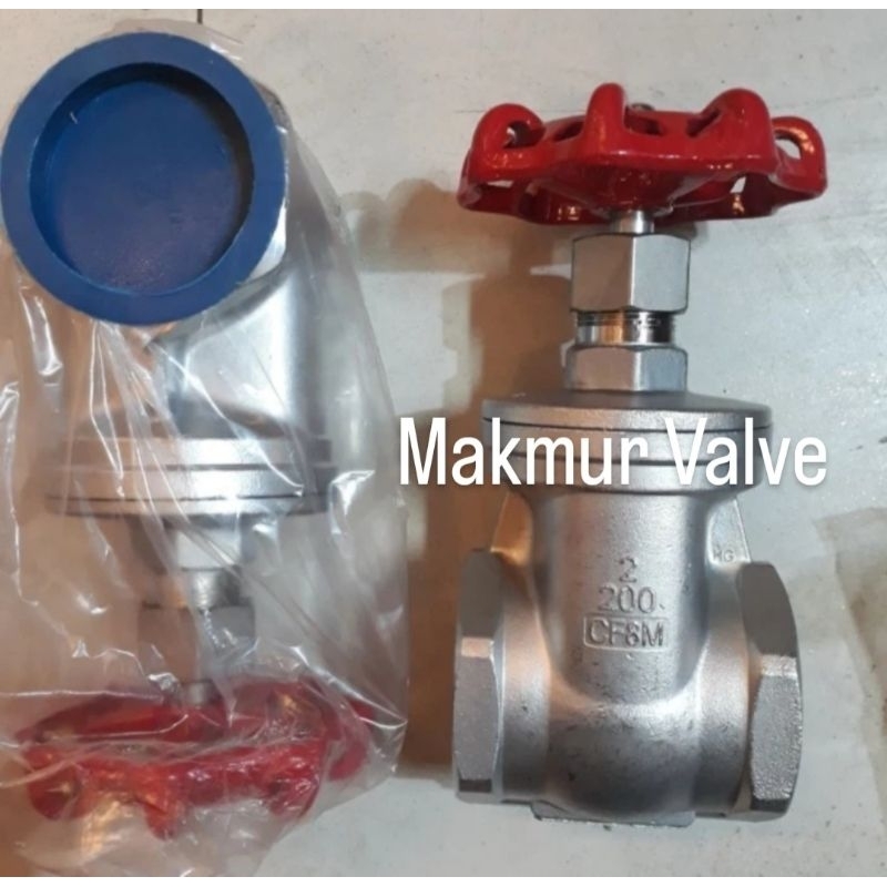 Jual GATE VALVE SS 316 DRAT 1½" | Shopee Indonesia