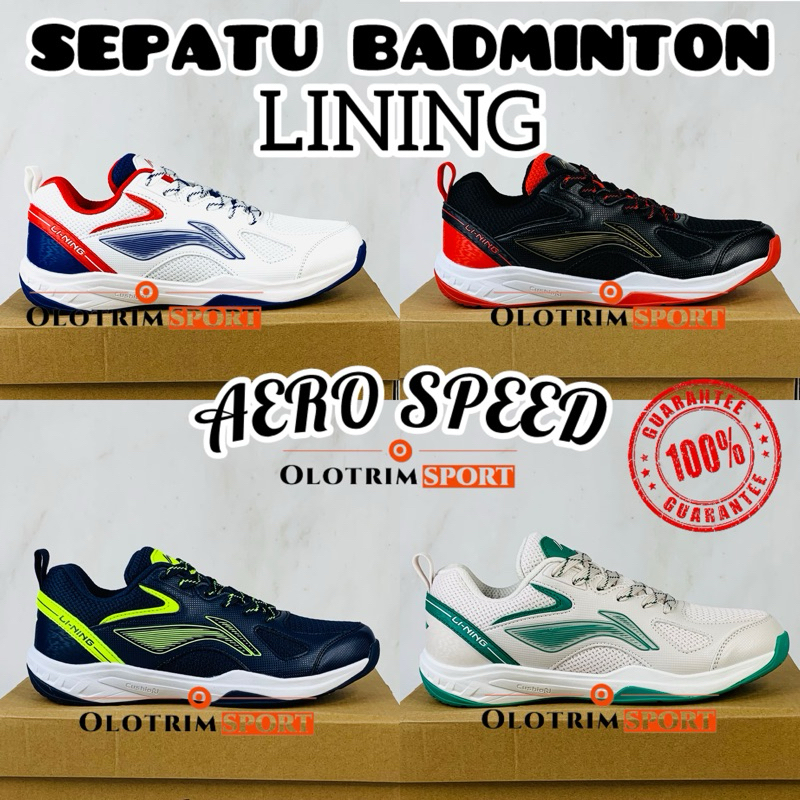 Jual Sepatu Badminton LINING AERO SPEED Aerospeed ORIGINAL | Shopee ...