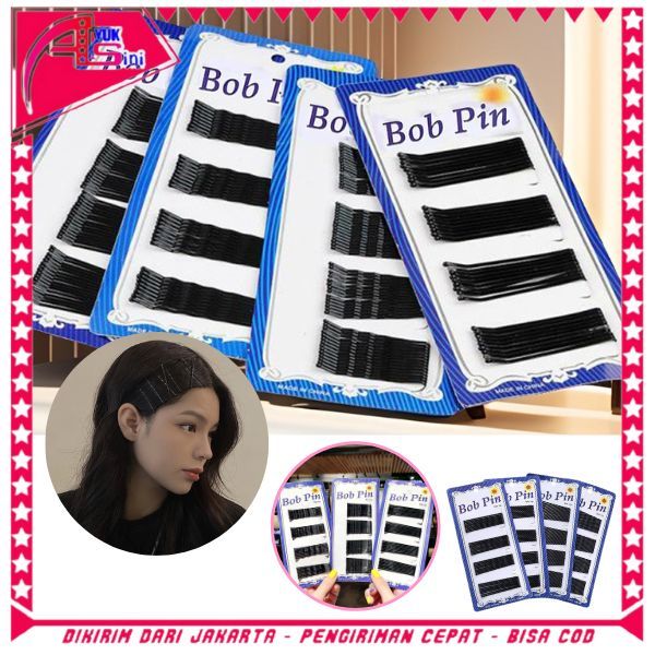 Jual AS Jepit Lidi Rambut Hair Pin Klip Penata Rambut Bob Pin Jepitan ...