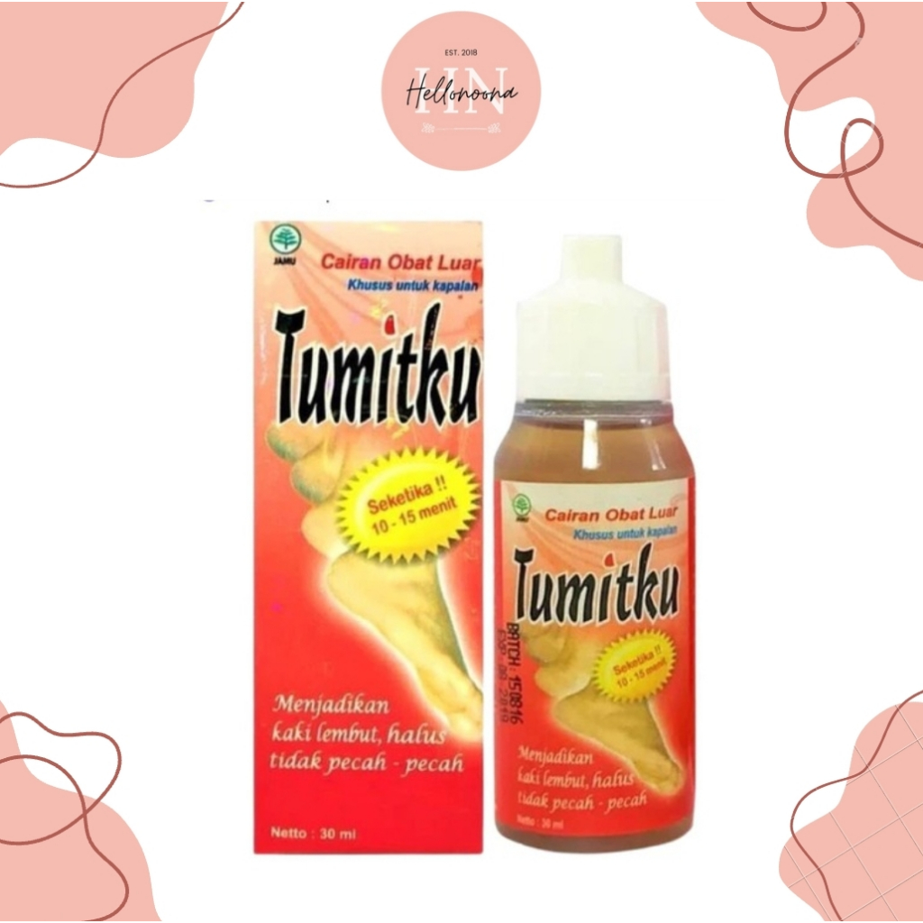 Jual TUMITKU - Obat Tumit Kaki Pecah Tumitku 30ml | 60ml | Shopee Indonesia