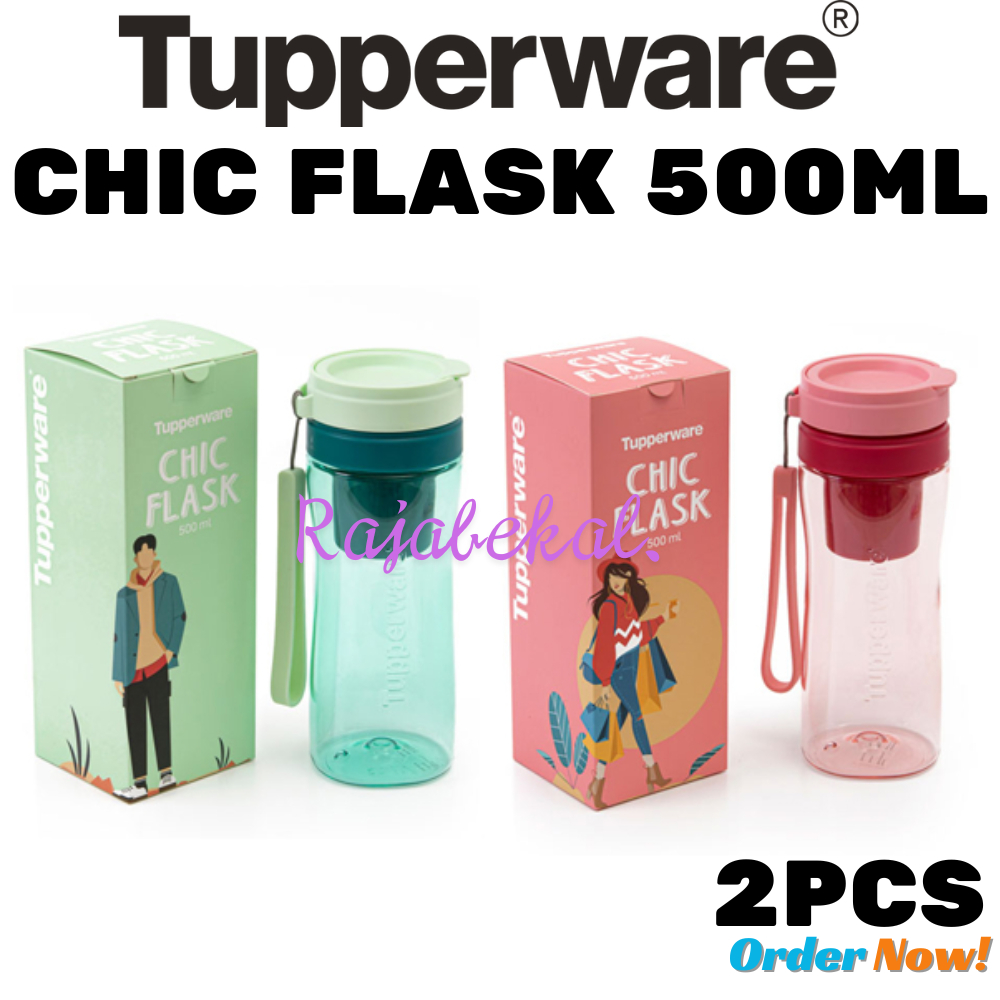 Jual PROMO Tupperware Chic Flask 500ml | Shopee Indonesia