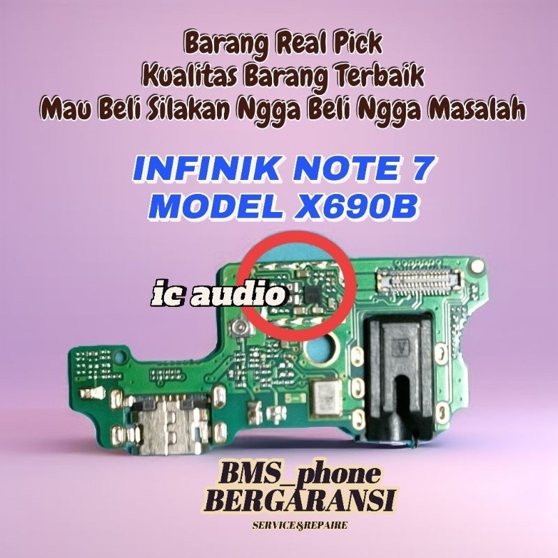 Jual Konektor Cas Papan Pcb Konektor Vas Mic Infinik Note 7 X690B | Shopee Indonesia