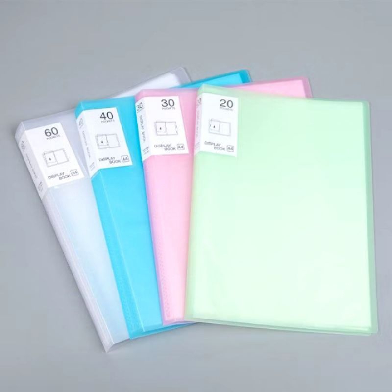Jual Display Book / Map Clear Holder / Document Keeper A4 20 Slot ...