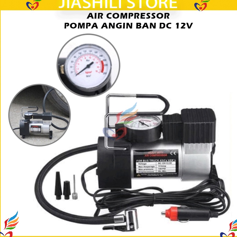 Jual Terbagus Jiashili Paket Compressor Mini Listrik Portable pompa ...