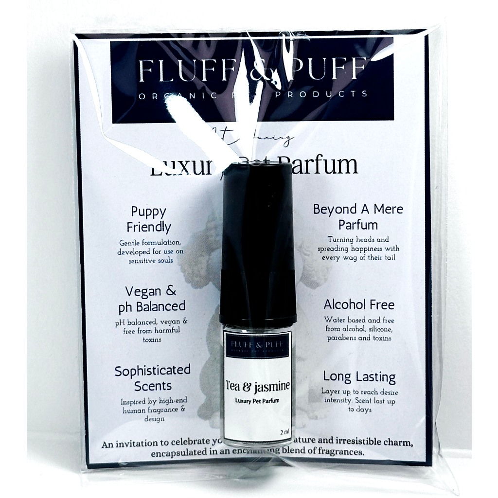 Jual Pet parfum Fluff & Puff tea & jasmine size sample 2ml | Shopee ...