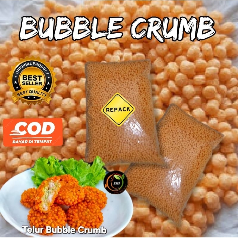 Jual BUBBLE CRUMBLE 1 kg & 5 kg Tepung Roti Bubble Crumbs / Tepung Roti ...