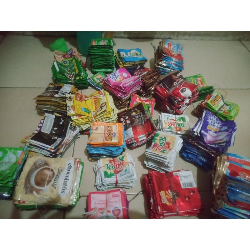 Jual bekas bungkus kopi untuk kerajinan tangan,limbah daur ulang,bisa ...