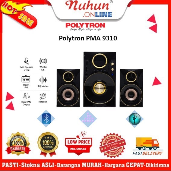 Jual Polytron Speaker PMA 9310 / 9310 PMA - Speaker Multimedia Original ...