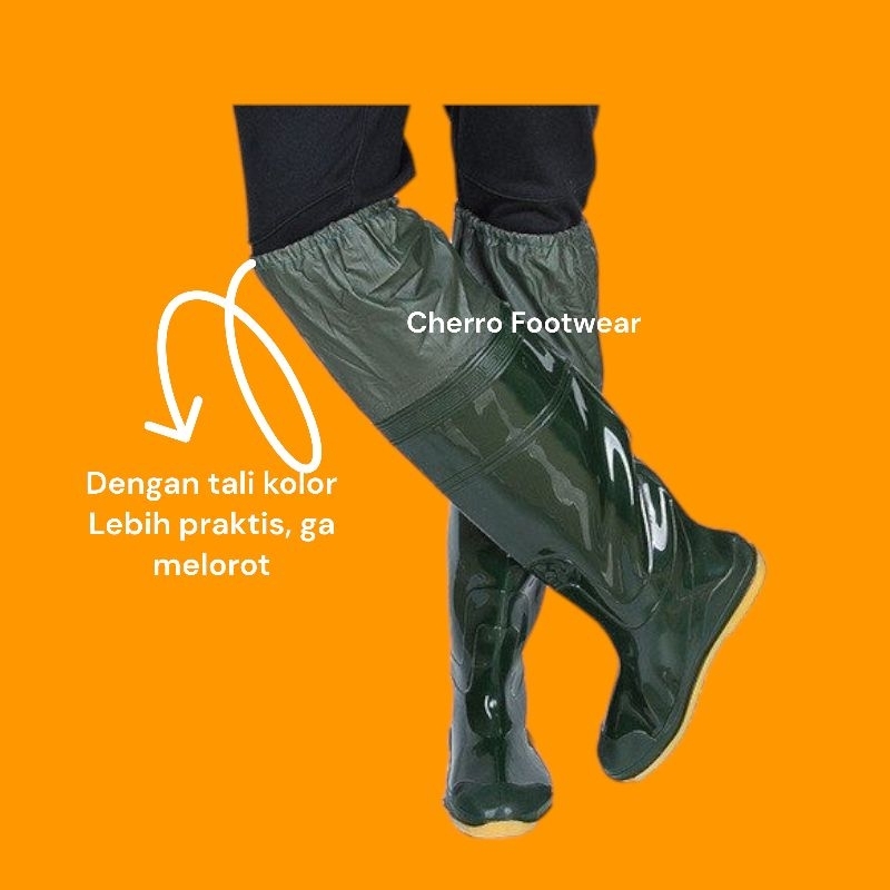 Jual SEPATU SAWAH BOOT PANJANG PRIA KARET 60CM | Shopee Indonesia