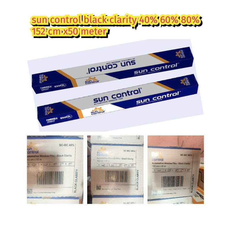 Jual KACA FILM AG SUN CONTROL BLACK CLARITY 50 METER - PER ROLL | Shopee Indonesia