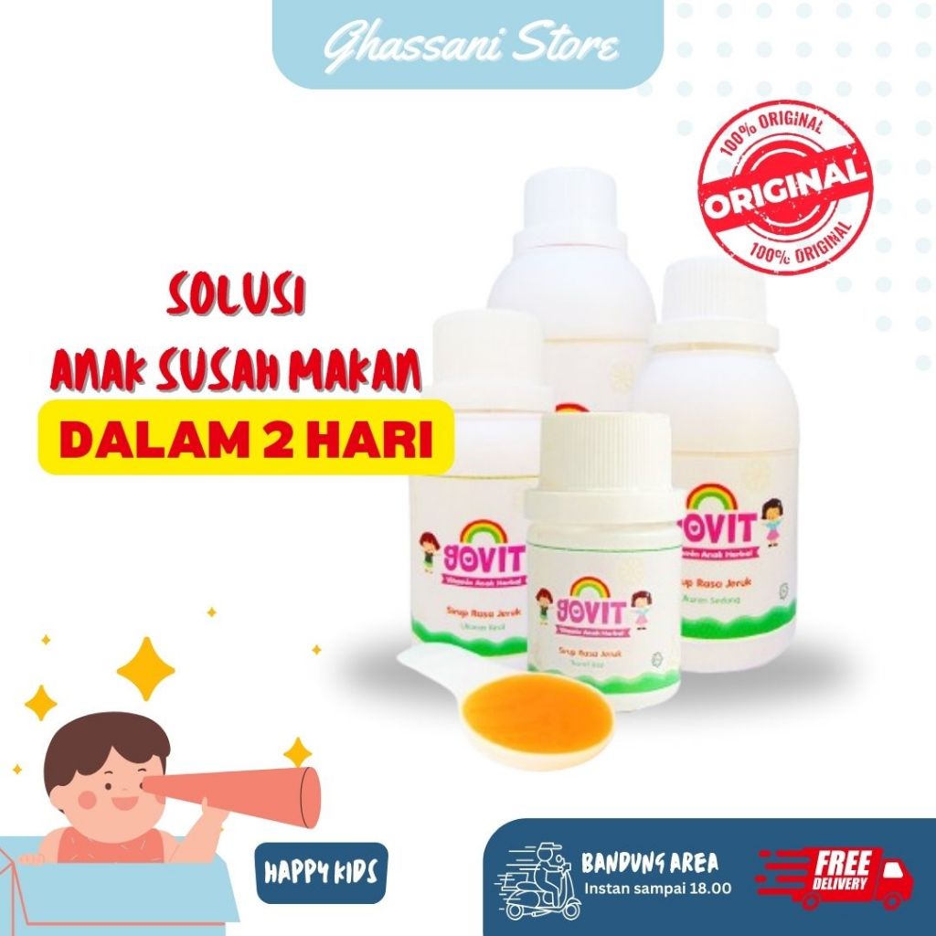Jual [INSTAN] GOVIT SOLUSI GTM! Penambah Nafsu Makan Anak - Vitamin ...