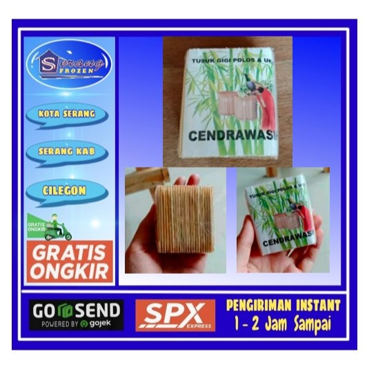 Jual Tusuk Gigi Cendrawasih, 1 Bungkus, Serang Frozen | Shopee Indonesia