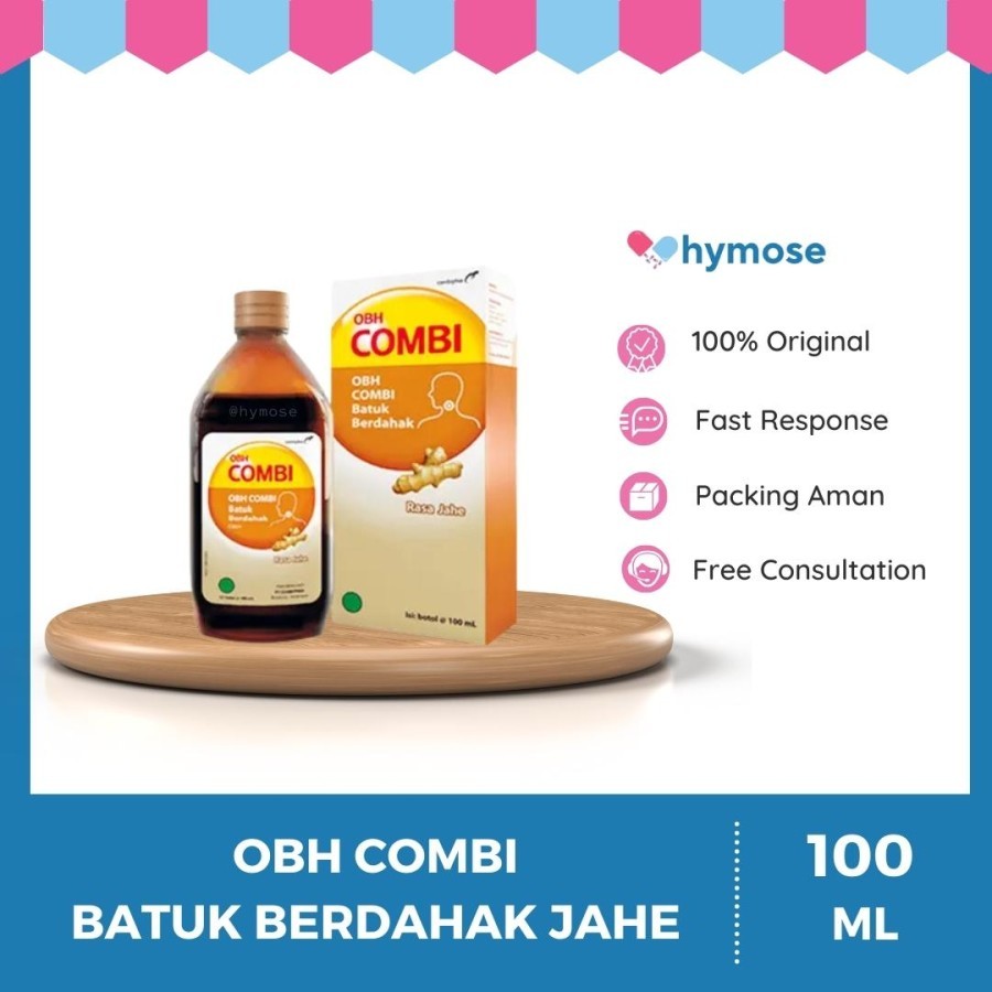 Jual OBH COMBI BATUK BERDAHAK JAHE SIRUP 100 ML - Obat Batuk dan Flu ...