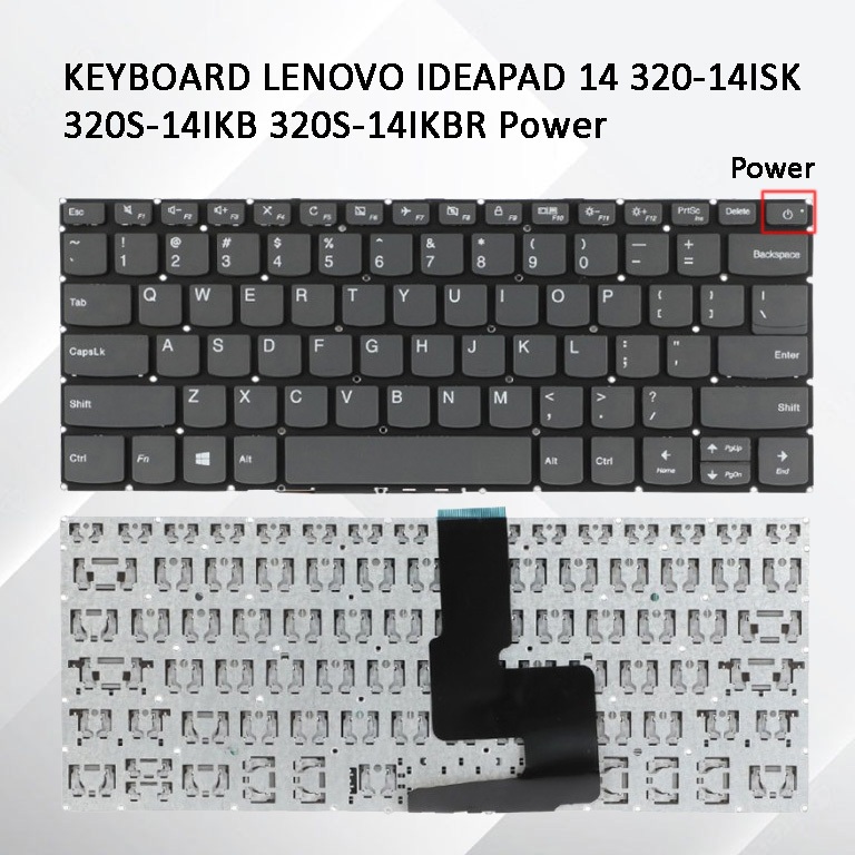 Jual KEYBOARD LENOVO V14-ADA, IDEAPAD320-14AST/14IGM/14IKB | Shopee ...