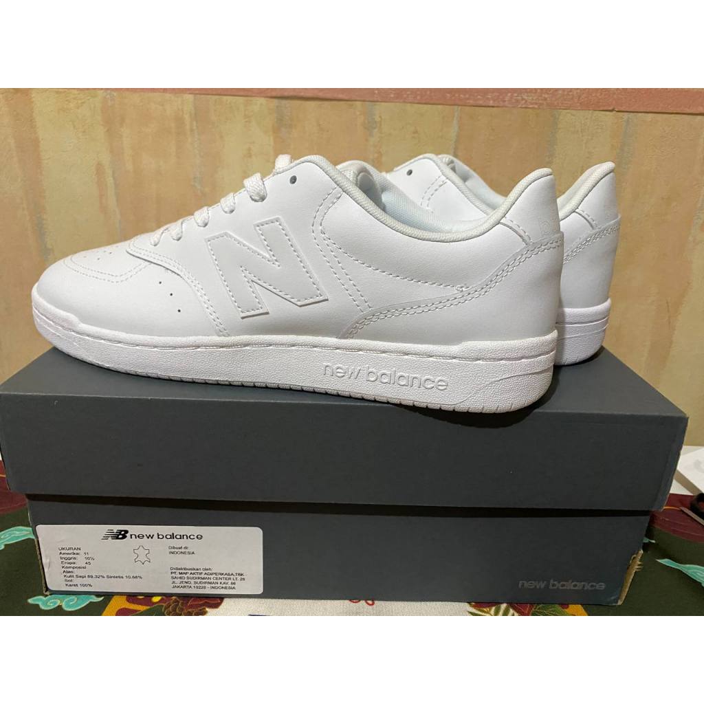 Jual Sepatu New Balance Putih Pria 45 BB80OOO [ORIGINAL] | Shopee Indonesia