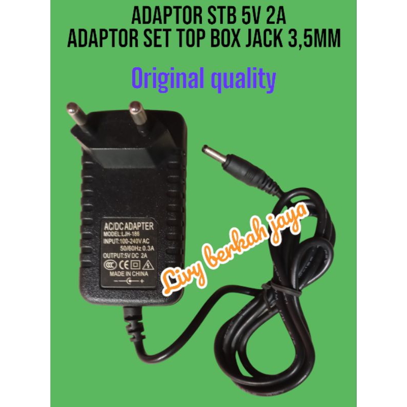 Jual ADAPTOR STB TANAKA 5V 2AMPERE ORIGINAL QUALITY | Shopee Indonesia