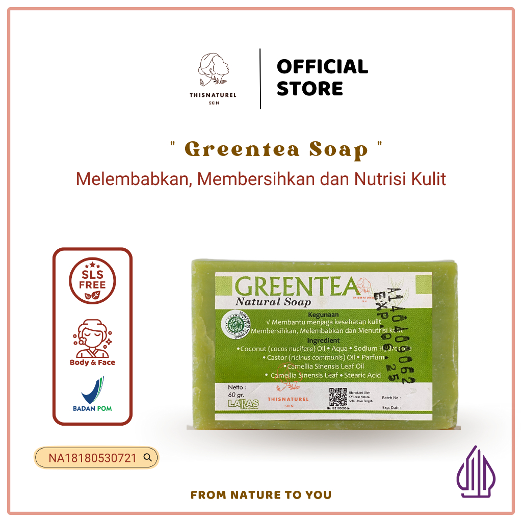 Jual Sabun Greentea Teh Hijau untuk Jerawat - Natural Greentea Soap ...